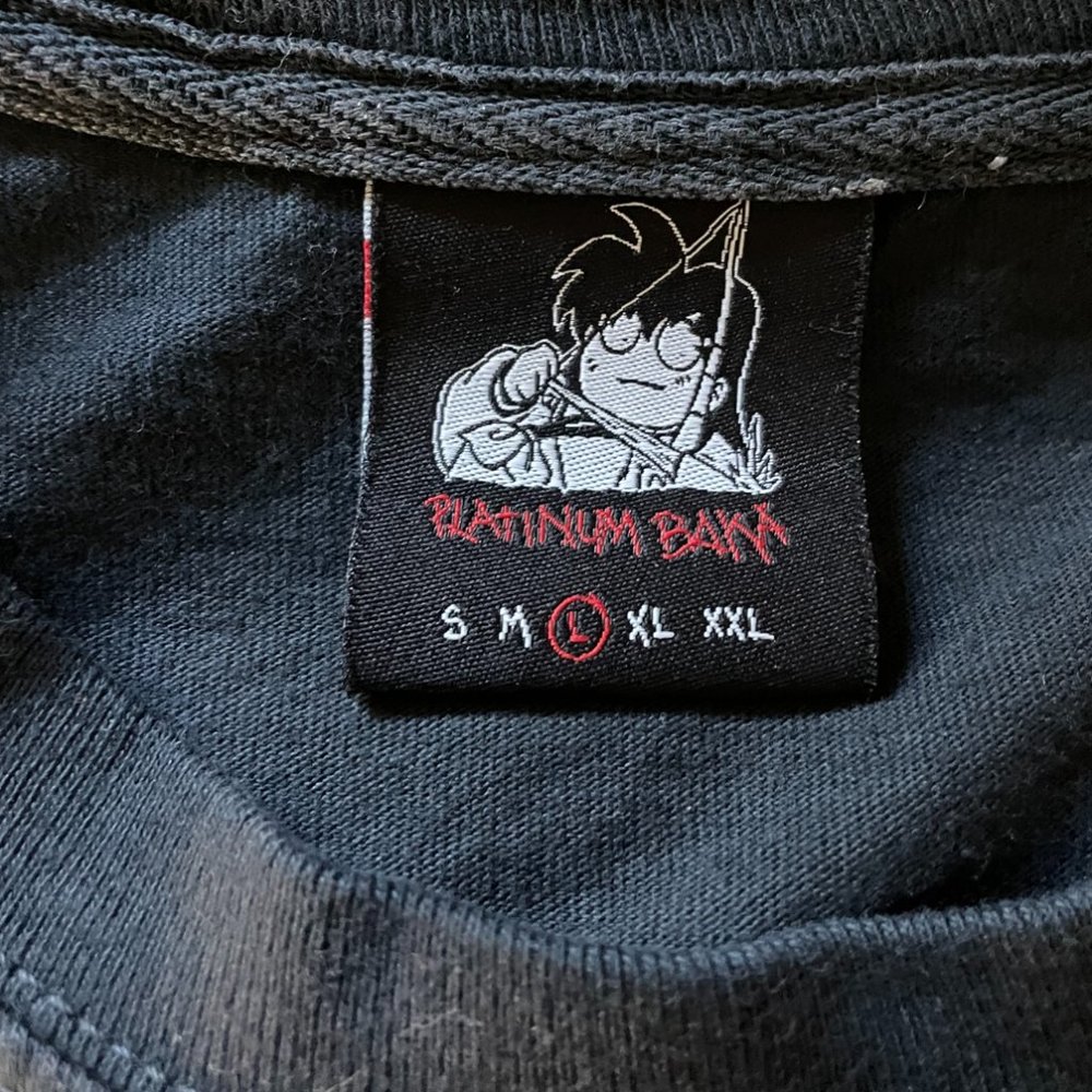 Platinum Baka Zenitsu Thunder Demon Slayer Large - Gem